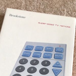Brookstone | Office | Brookstone Super Sized Tv Remote | Poshmark